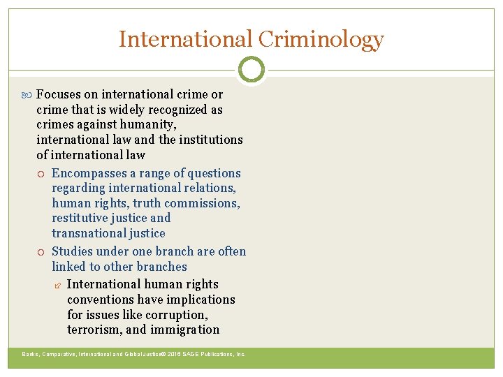 Comparative International and Global Justice CHAPTER ONE INTRODUCTION