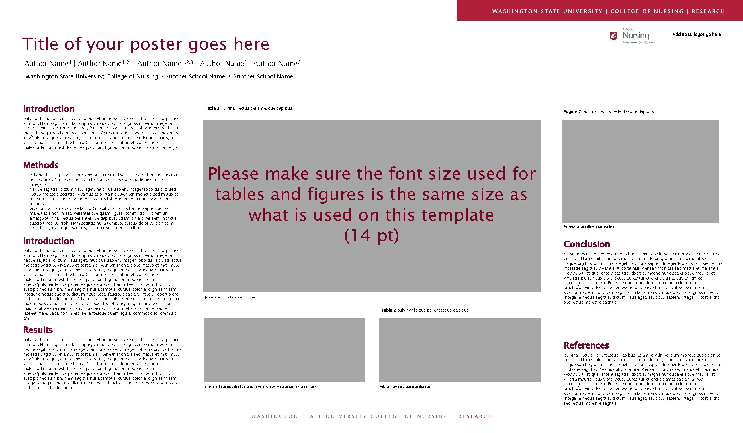 Title of your poster goes here Additional logos