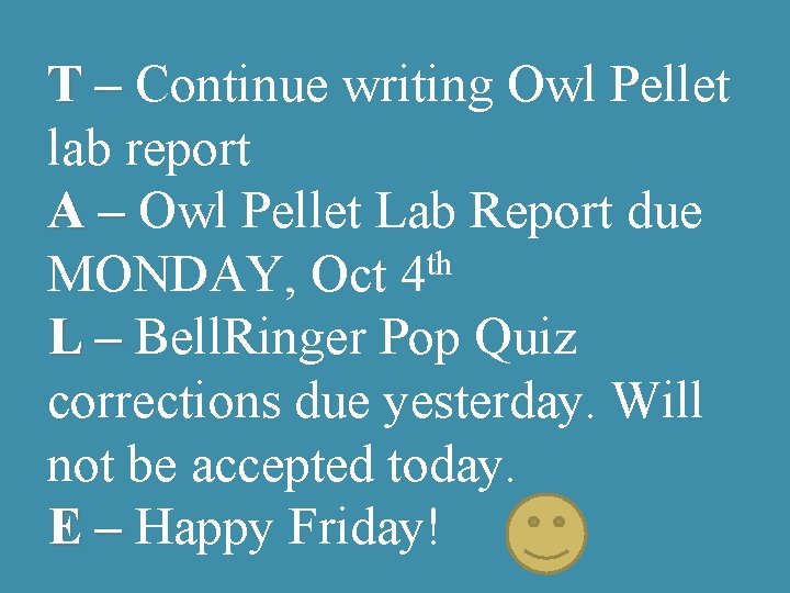 T Practice writing a lab report using Owl