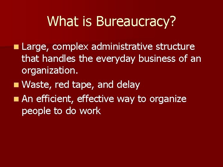 Federal Bureaucracy Growth of the Executive Office n