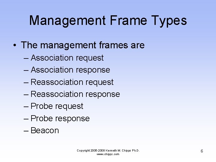 802 11 b Frame Details Last Update 2008