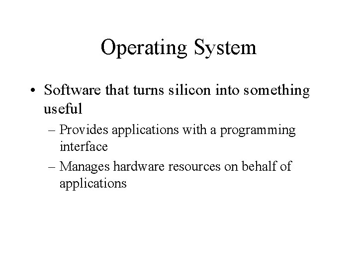 6 894 Distributed Operating System Engineering Lecturers Frans