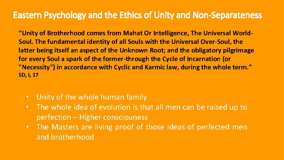 December 5 th 2020 Universal Brotherhood a Prerequisite