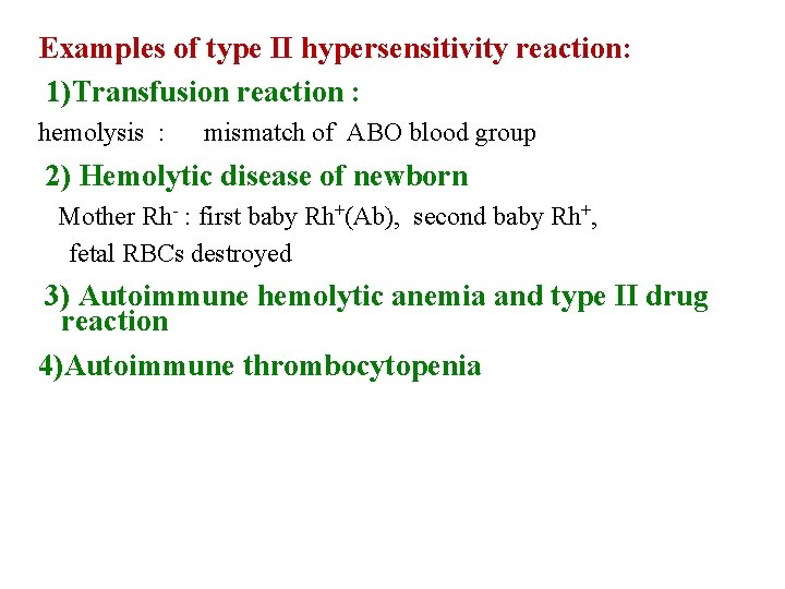 Hypersensitivity reactions Hypersensitivity reactions v excessive ...