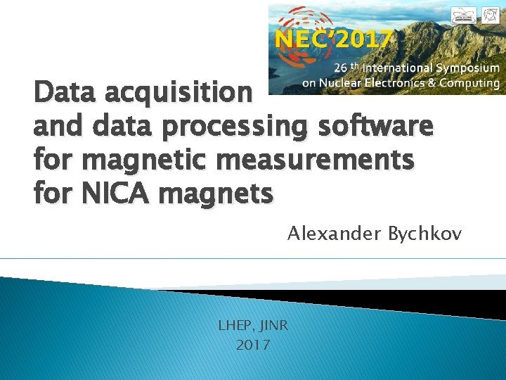 Data acquisition and data processing software for magnetic
