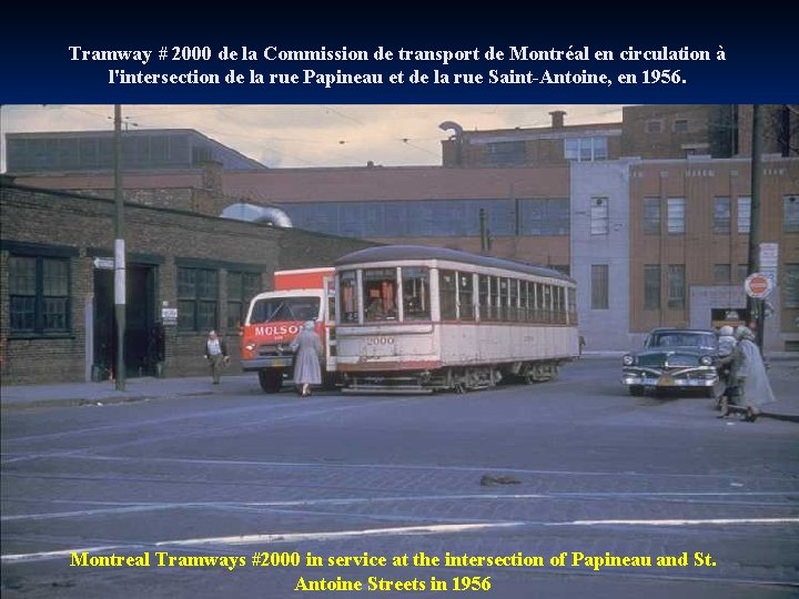 Tramway de Tramways Montral Montreal Source STM Archives