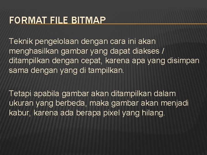 FORMAT FILE GAMBAR 24 Januari 2011 FORMAT FILE