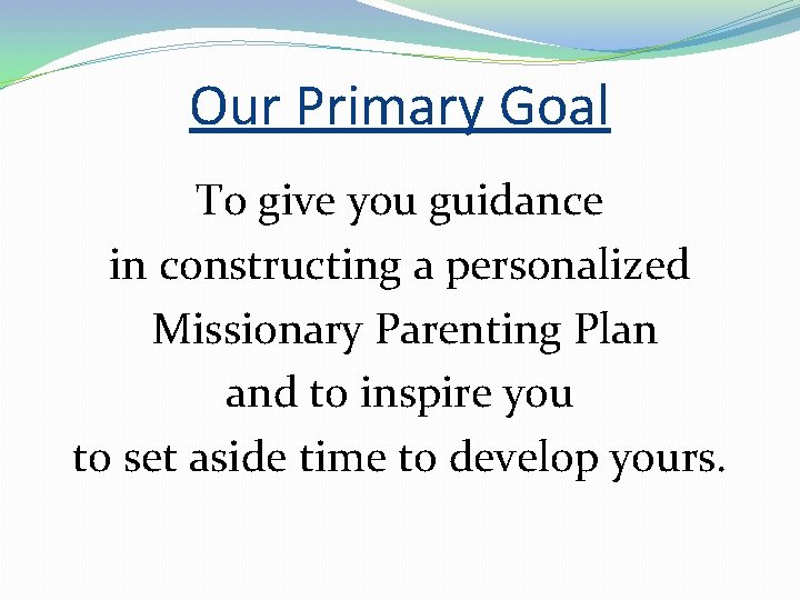 The Great Balancing Act Parenthood and Missions John