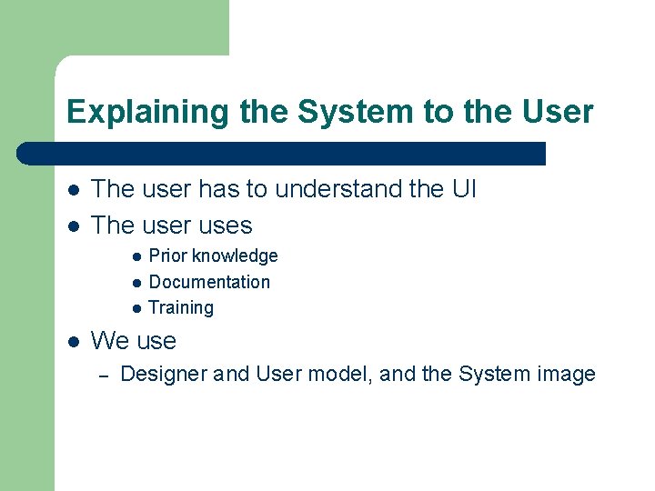 Interaction Design Chapter 10 The Human Action Cycle