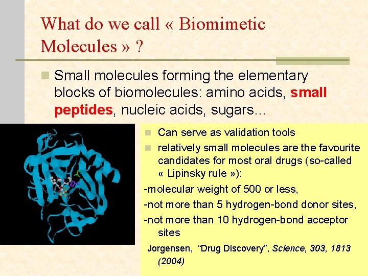 Microwave spectroscopy of biomimetics molecules Isabelle KLEINER ...