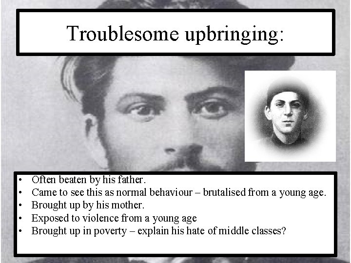 Who was Stalin Learning Objectives Must identify traits