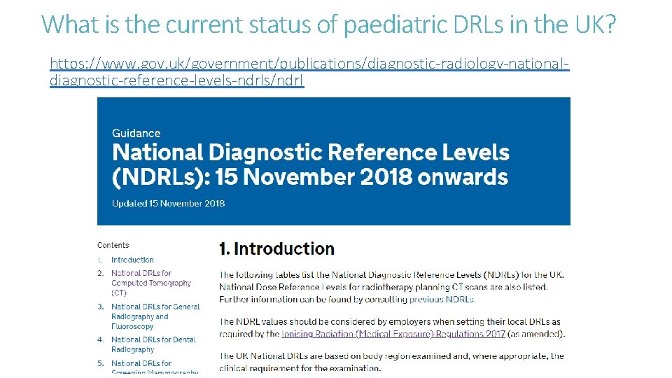 Optimisation of paediatric xray examinations Mark Worrall Radiation