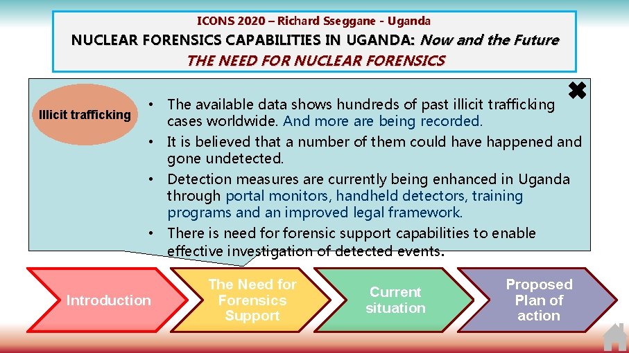 NUCLEAR FORENSICS CAPABILITIES IN UGANDA Now and the