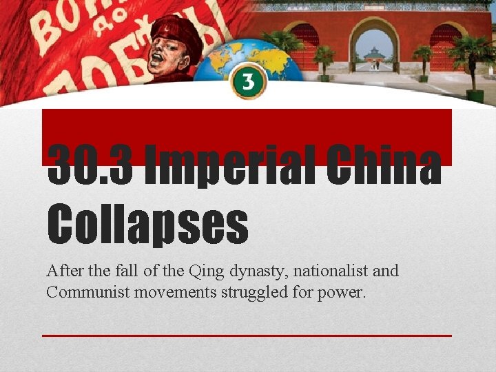 30 3 Imperial China Collapses After the fall