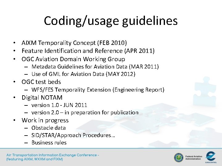 Integrating information towards Digital ATM Information Structures AIXM
