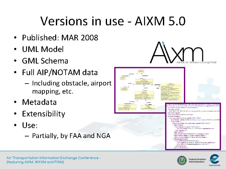 Integrating information towards Digital ATM Information Structures AIXM