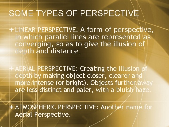 PERSPECTIVE What is it exactly And how do