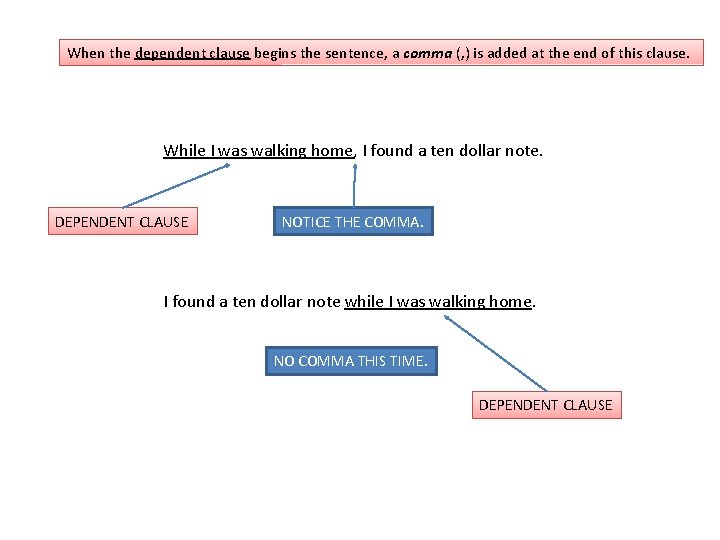 SIMPLE PAST AND PAST PROGRESSIVE CLAUSES We can