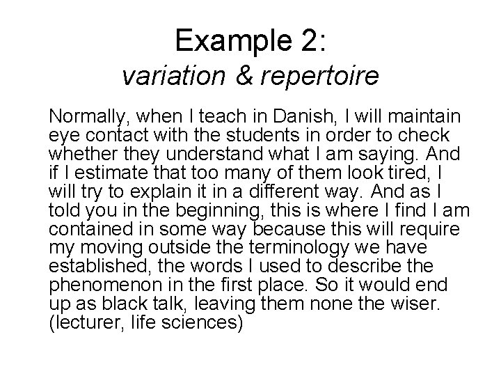 Caught in the Tower of Babel University lecturers