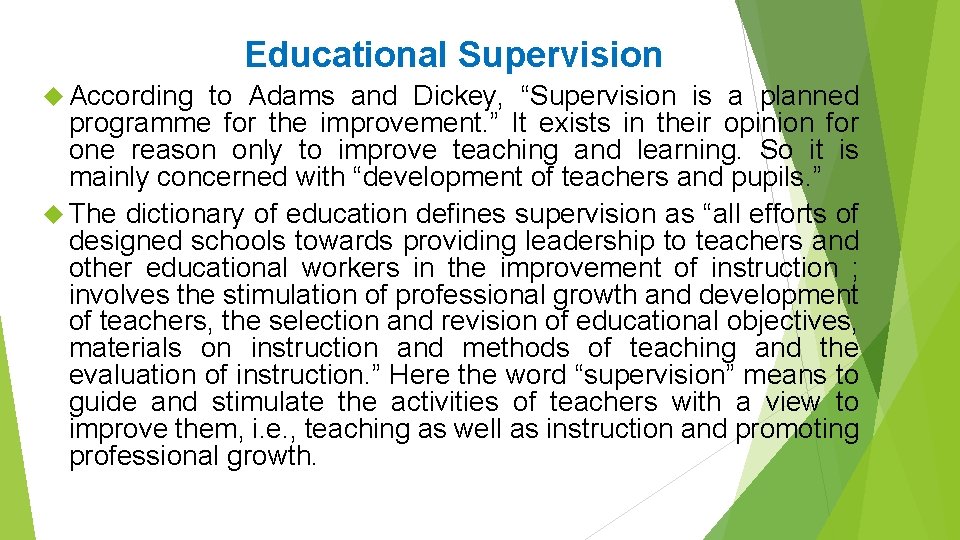 Chapter3 Supervision and Inspection By Dr Nadeem Anwar