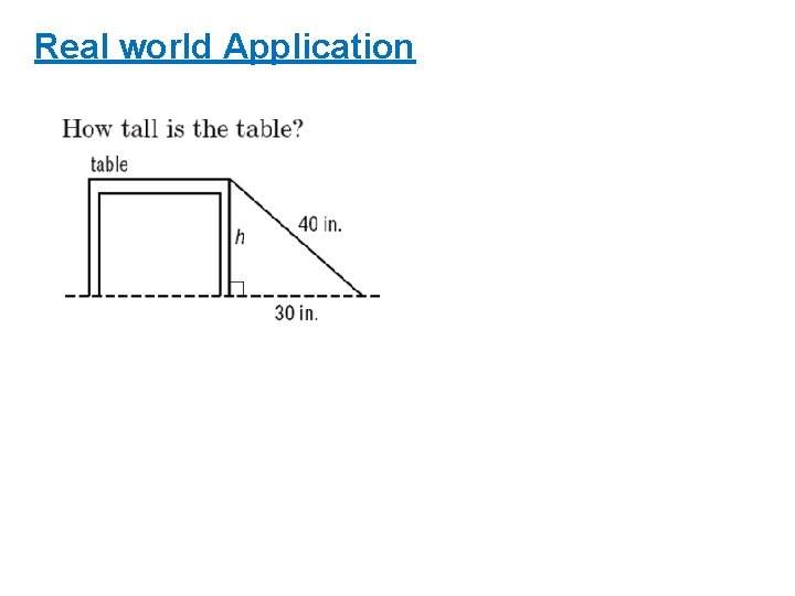 Pythagorean Theorem its Converse and the coordinate system