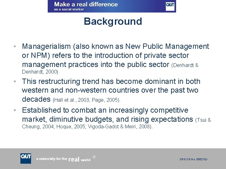 Prof Bob Lonne Dr Judith Burton Kerri Gillespie