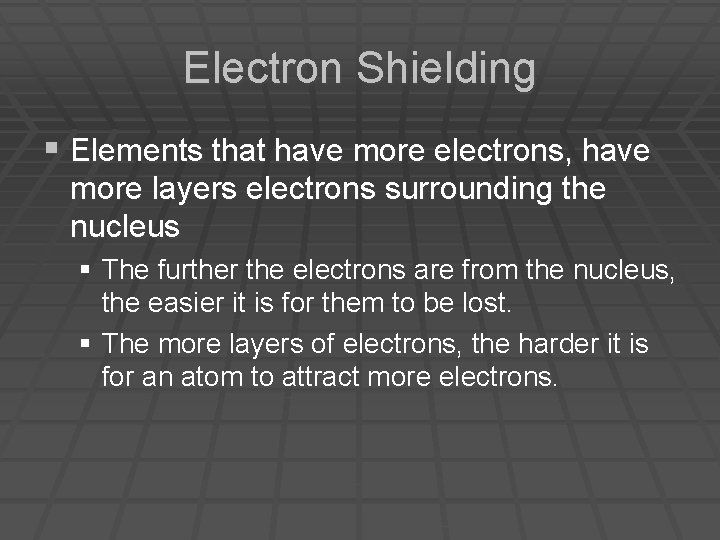 Periodic Trends Atomic Radius The radius of the