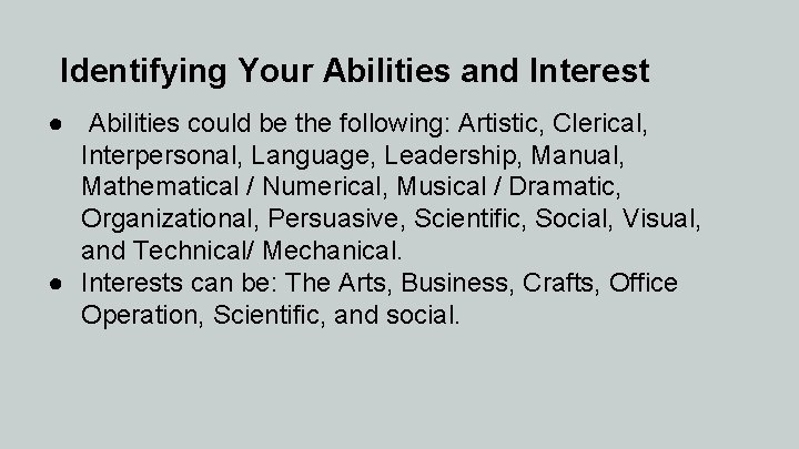 Chapter 12 Career Planning By Tabitha Pedraza Planning