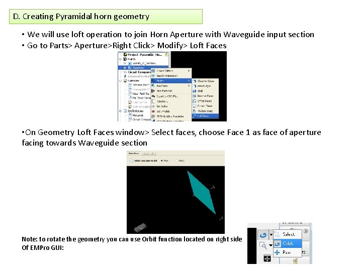 Horn Antenna at X band with Waveguide port