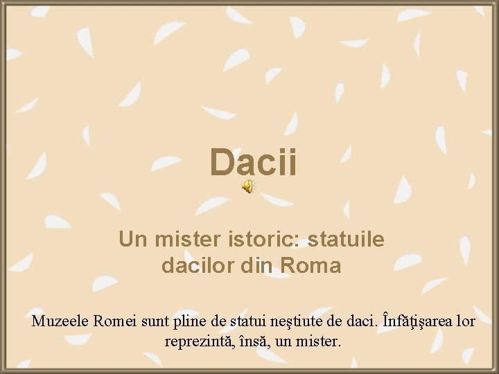 Dacii Un mister istoric statuile dacilor din Roma