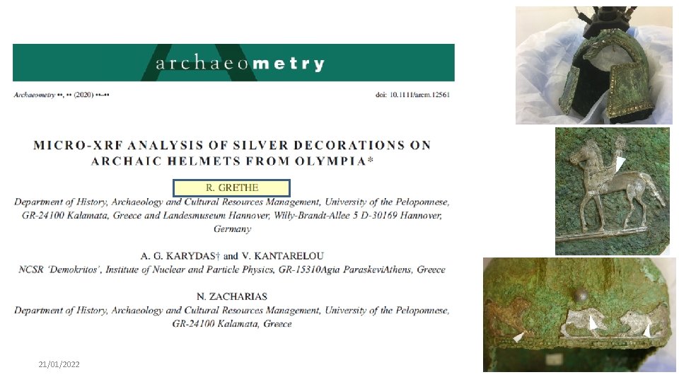Overview of Xray spectrometry activities 2020 Andreas Karydas