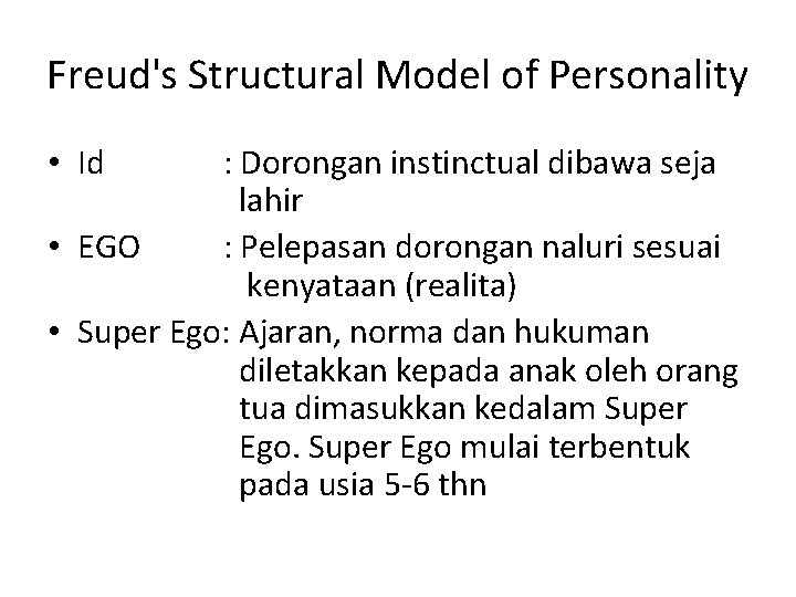 Personality behavior and disease UNTAD 2011 How personality