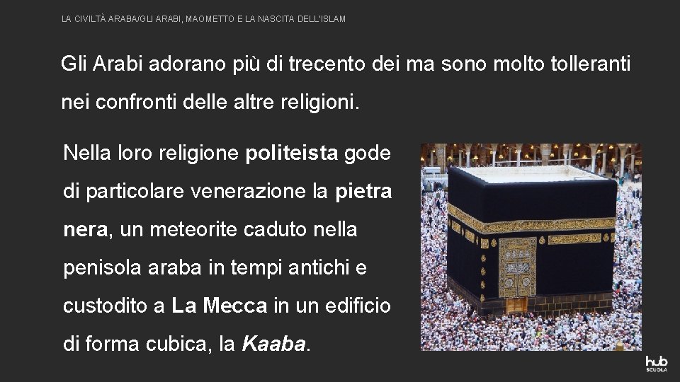 La civilt araba LA CIVILT ARABA GLI ARABI