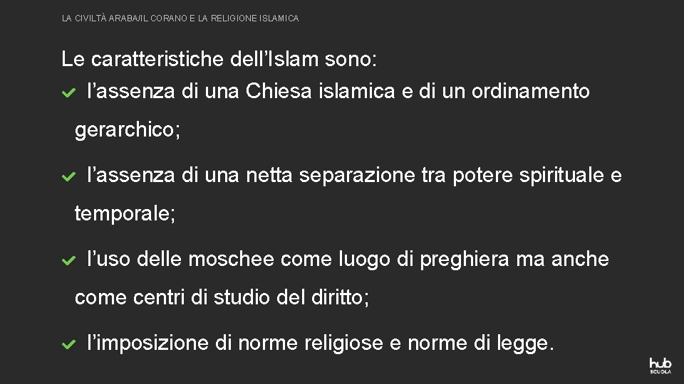 La civilt araba LA CIVILT ARABA GLI ARABI
