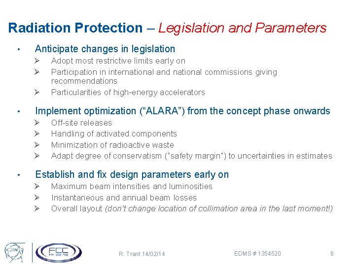 Health safety and environment Ralf Trant on behalf