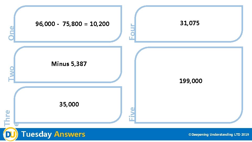 Maths Workout Year 5 Addition Subtraction Set 5