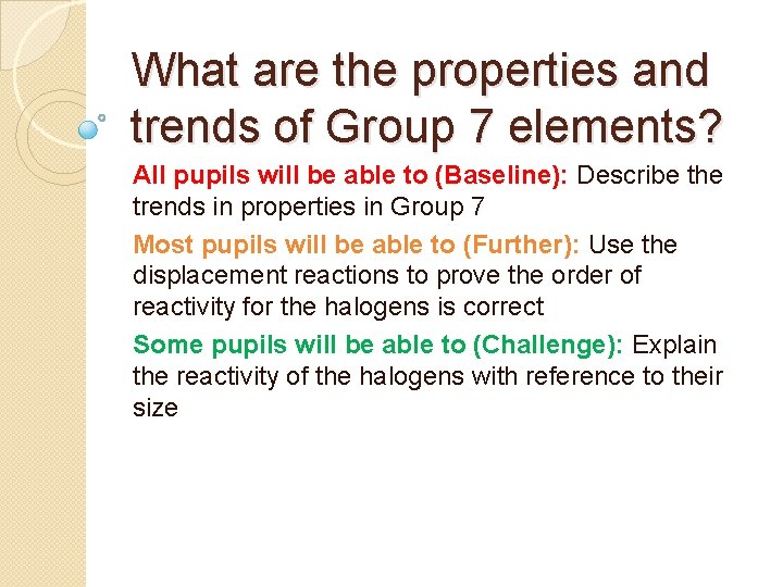 What are the properties and trends of Group