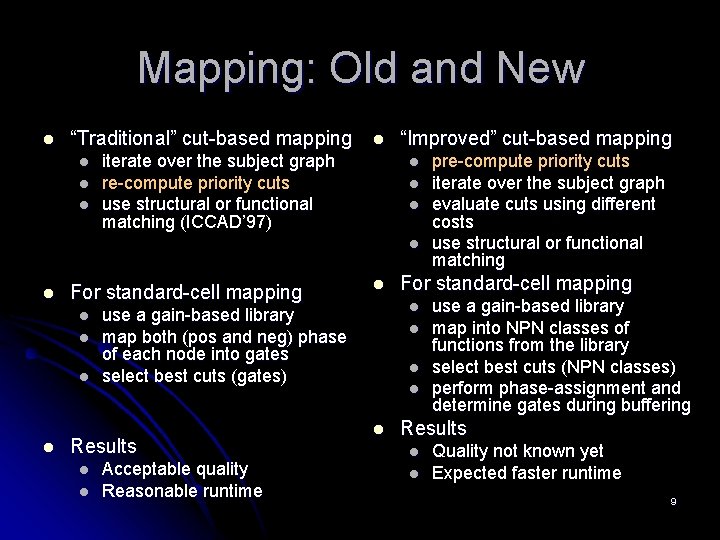 ABC Past and Future Alan Mishchenko University of