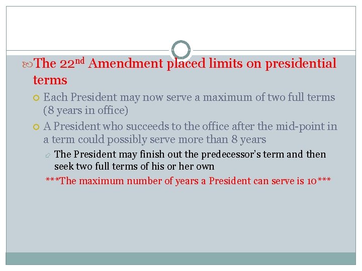 The Presidency CHAPTER 13 Section 1 Presidents Roles