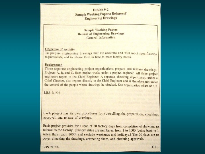 KERTAS KERJA CH 9 WORKING PAPERS INTRODUCTION DOCUMENTATION