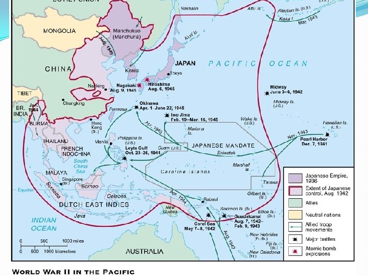 WWII Pacific Battles Midway Iwo Jima and Okinawa