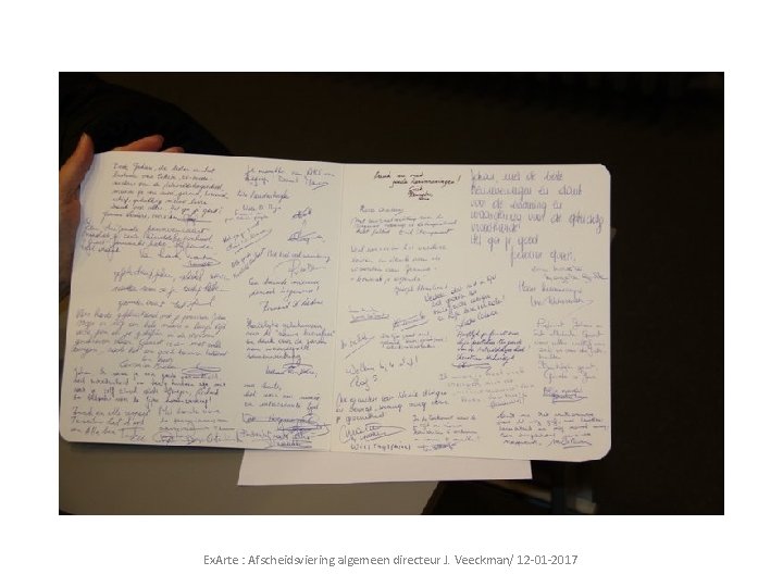 Ex Arte Afscheid algemeen directeur Johan Veeckman welkom
