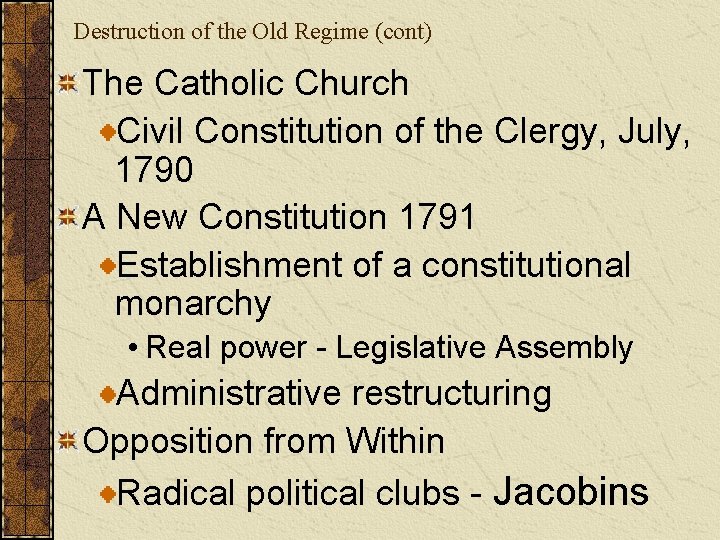 Chapter 19 A Revolution in Politics The Era