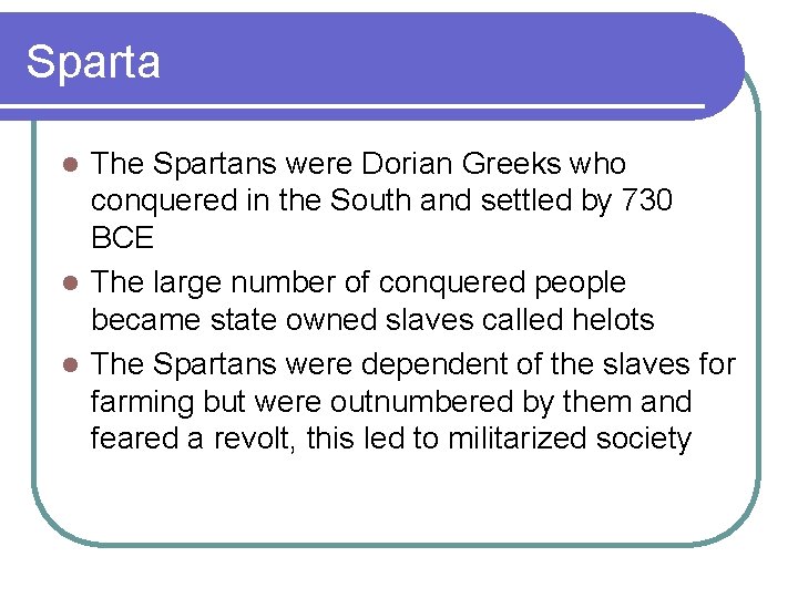 Chapter 5 Greece Section 1 The First Civilizations