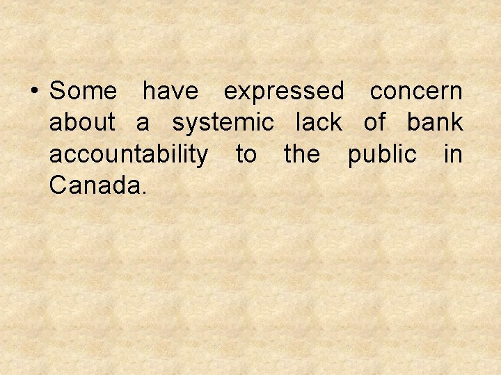 Lecture 17 Role of Commercial Banks Public Perceptions