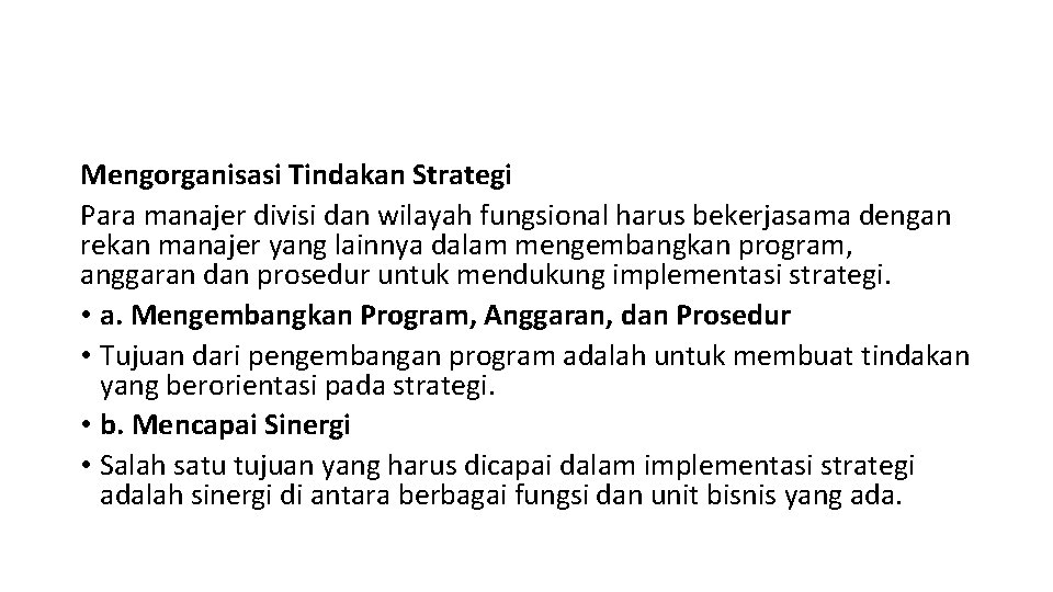 Implementasi Strategik Evaluasi dan Pengawasan 10 1 Implementasi