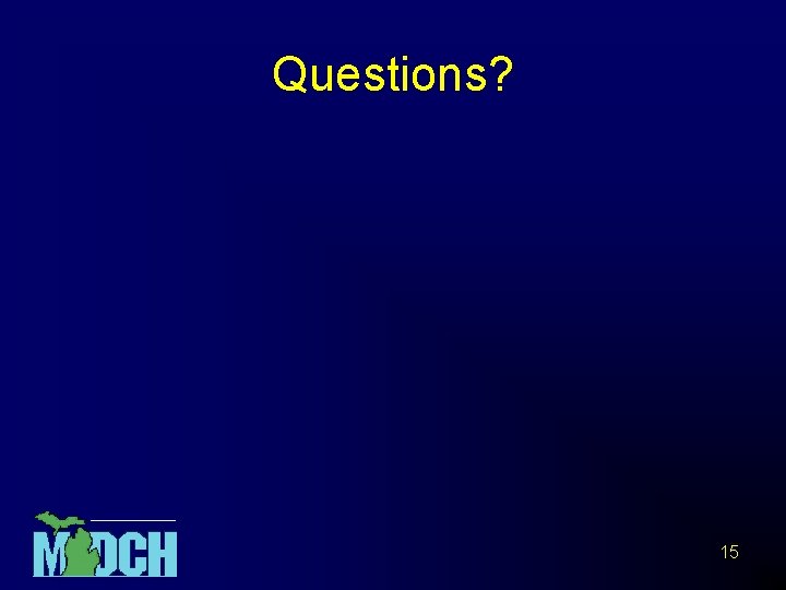Michigan Disease Surveillance System Syndromic Surveillance Project January
