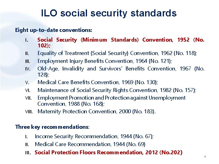 Assessment matrix on social protection system of the