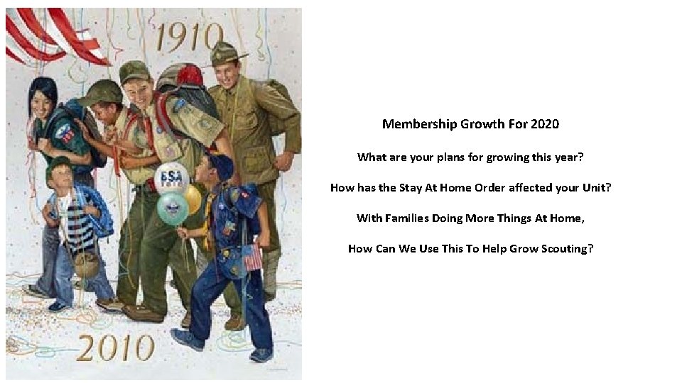 Membership Growth For 2020 What are your plans
