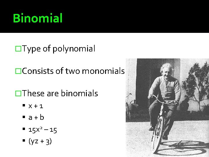 Section 2 3 Algebra 2 Polynomial Equations Monomials